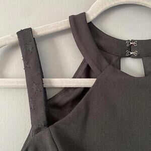 bebe | Dresses | Bebe Celestial Star Mesh Mini Dress Nwt Harness Neck ...